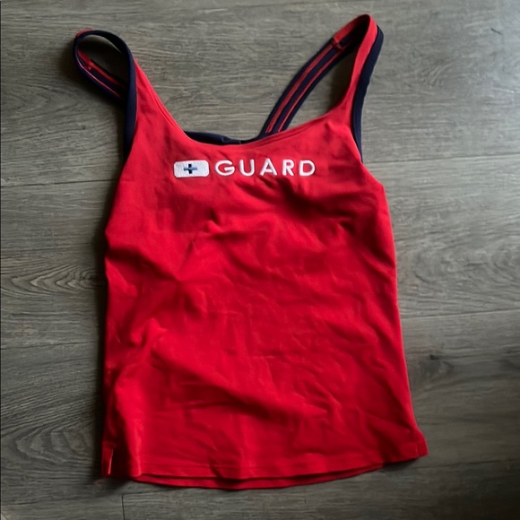 Speedo | Swim | Speedo Size L Red Lifeguard Tankini Top | Poshmark